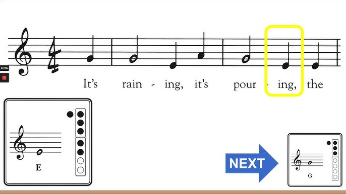 Recorder Karate Its Raining
