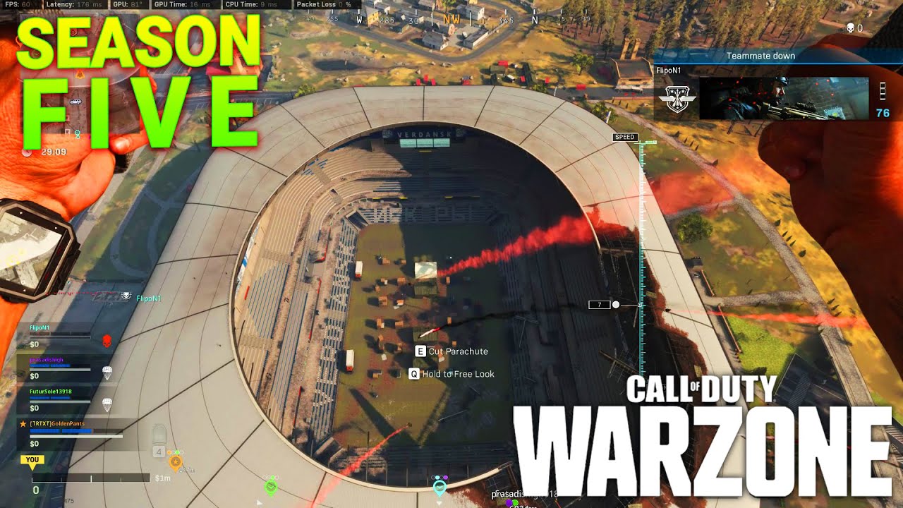 Call of Duty Warzone Season V Stadium Gameplay - YouTube