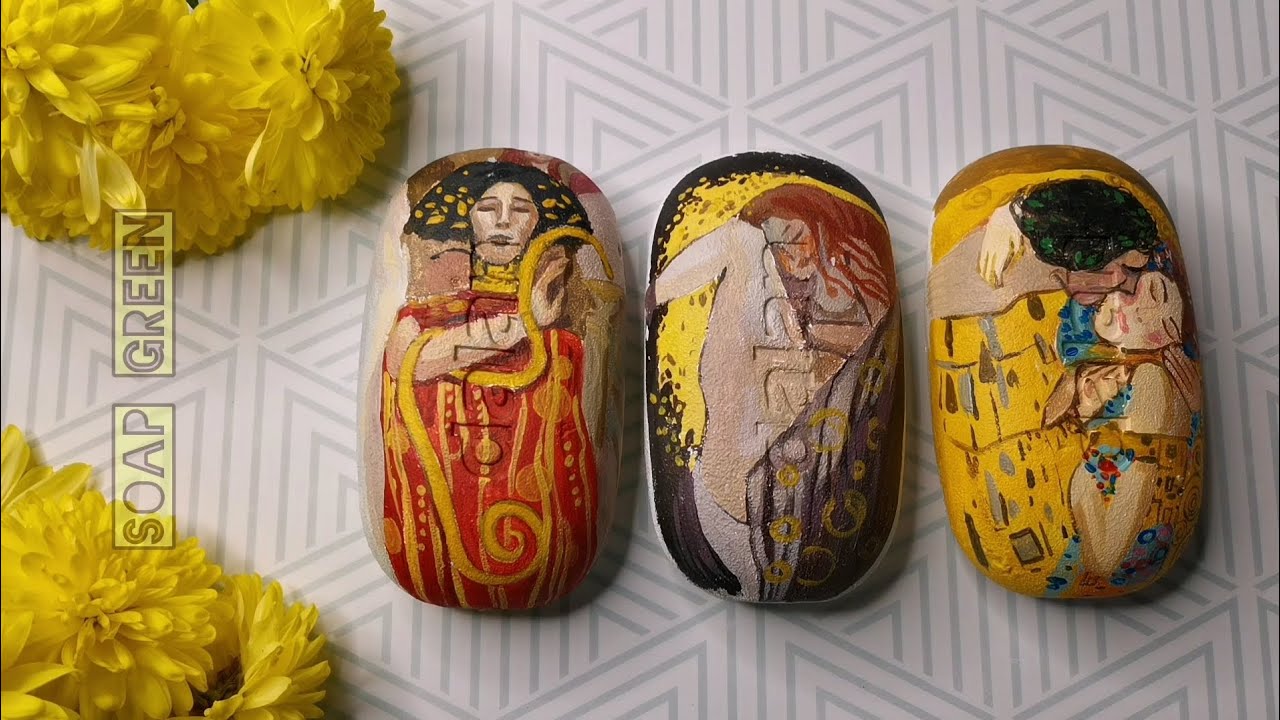 Soap cutting. Soap painting. 1.The Medicine. 2 The Danaya. 3. The Kiss ...