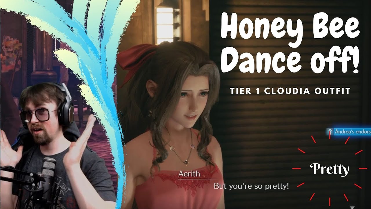 Final Fantasy 7 Remake Honeybee Inn Dance Scene Cloud Best Dress