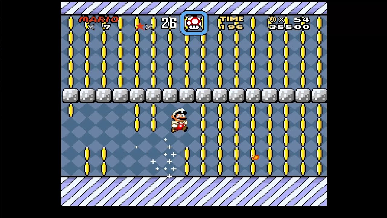 Super Mario World (SNES) Yellow Switch Palace Gameplay No Commentary ...