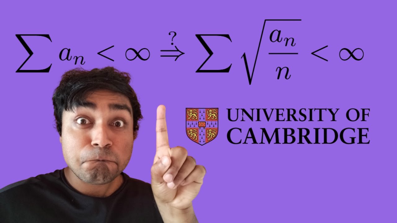 1st Year Cambridge University Maths Exam - Real Analysis - YouTube