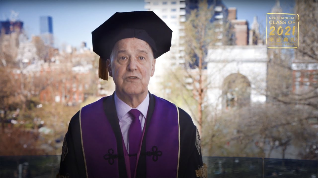 A Message from NYU President Andrew Hamilton | NYU Shanghai 2021 ...