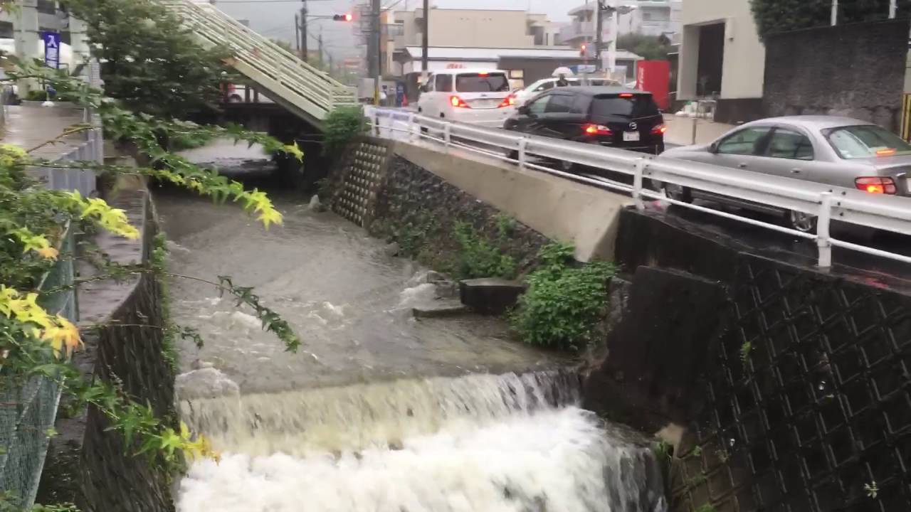 Typhoon Malakas in Kyoto - 台風16号 : 京都市 - YouTube