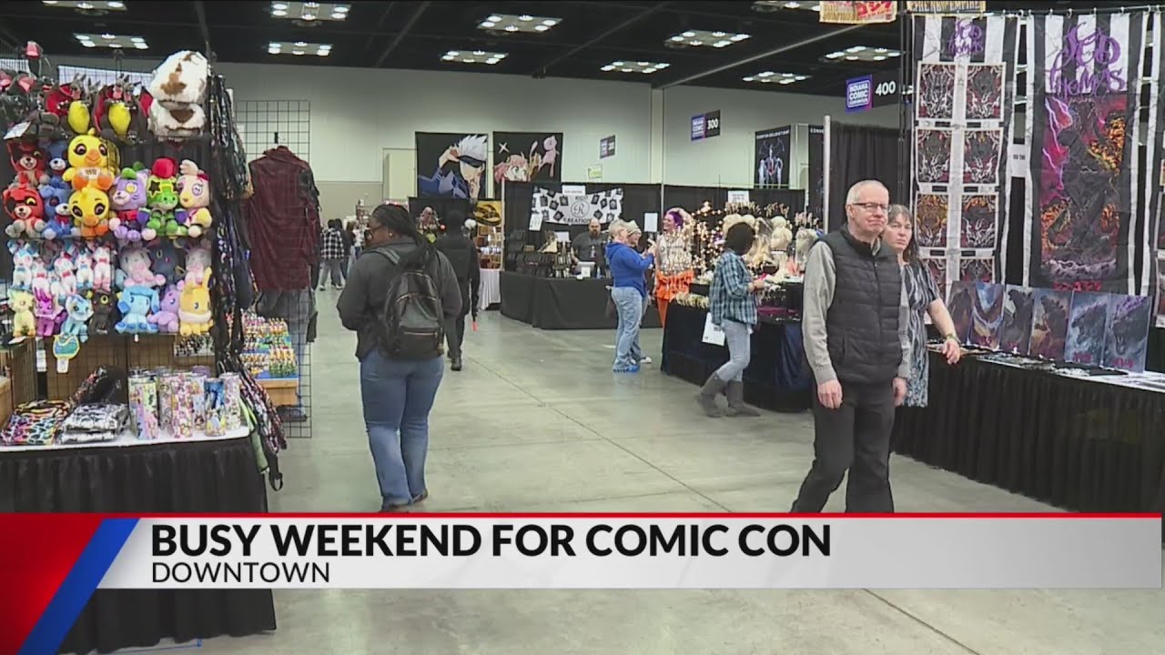 Downtown Indy prepping for busy Comic Con weekend - YouTube