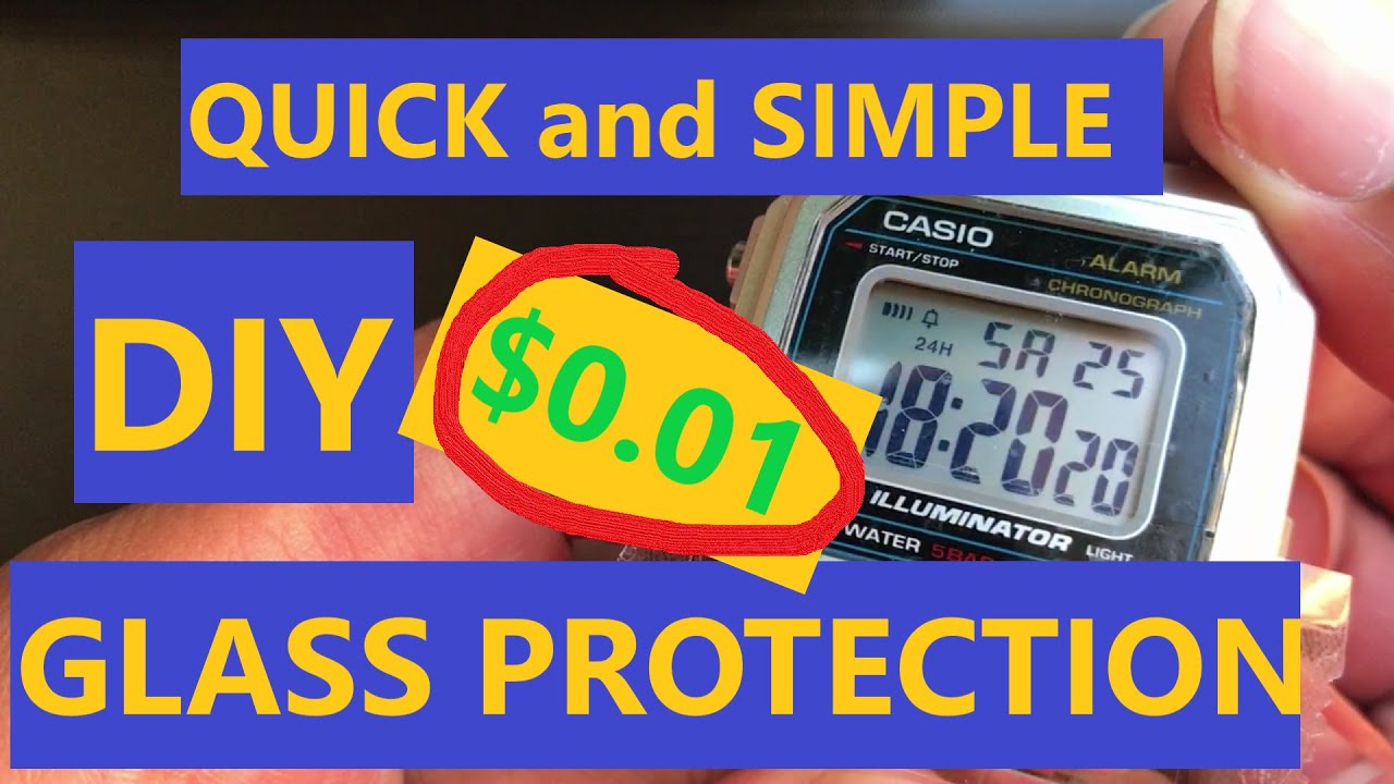 Easy crystal protection for ANY Casio Digital Watch - the best ...