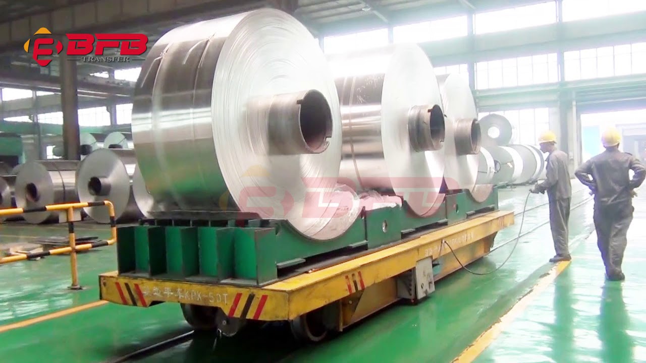 Steel Coil Transfer Car On-Rail, Material Handling Coil Transfer Car ...