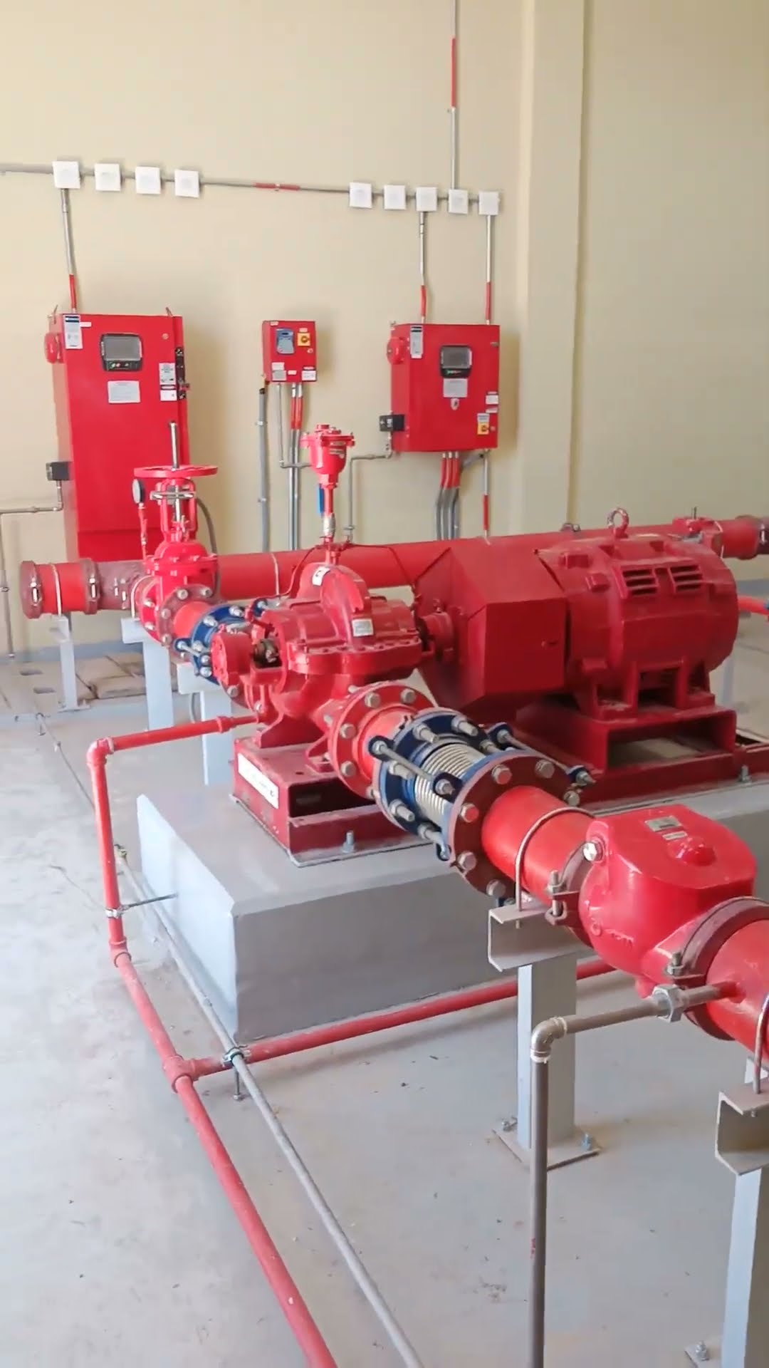 fire pump room complete installation work from Mumbai Andheri airport ...