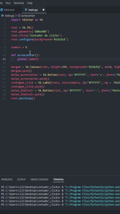 ASMR Programando com Python #asmr #asmrshorts - YouTube