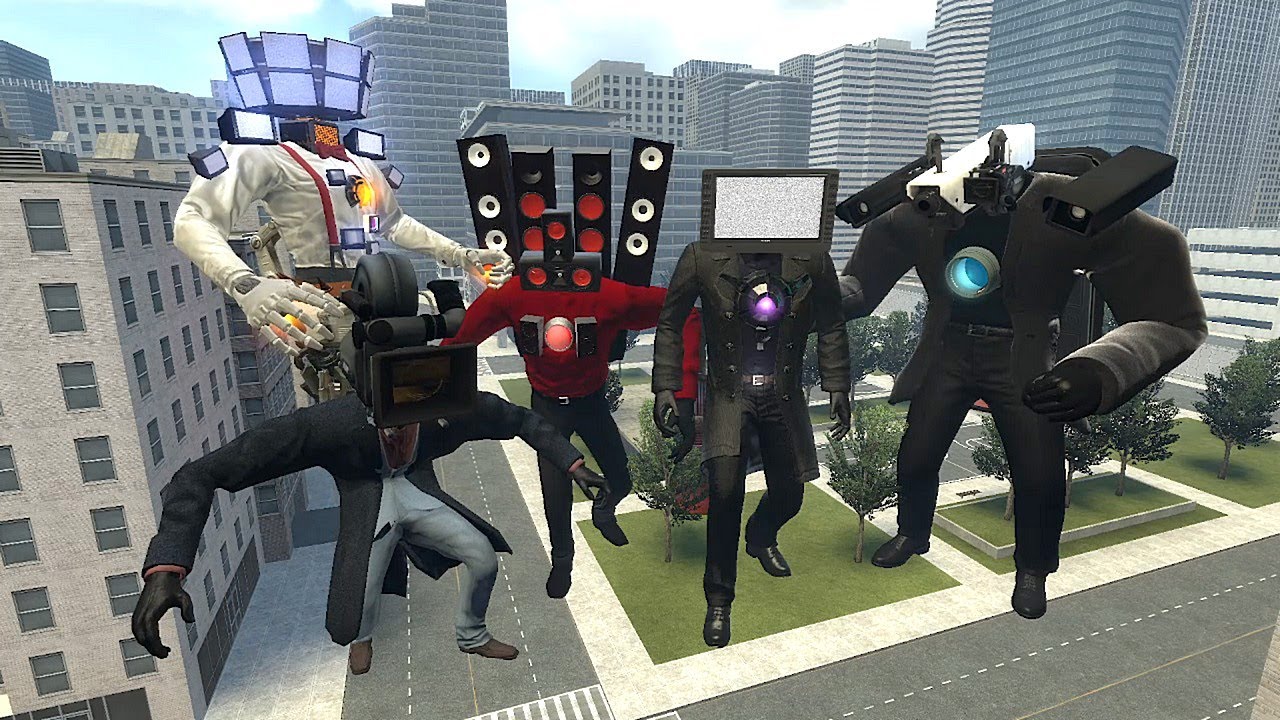 ULTIMATE MECHA TV MAN VS ALL MECHA CAMERA MAN & SPEAKER MAN & SKIBIDI ...