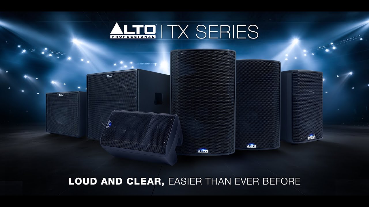 Introducing the Alto TX4 Series Loudspeakers and Subwoofers | Alto ...