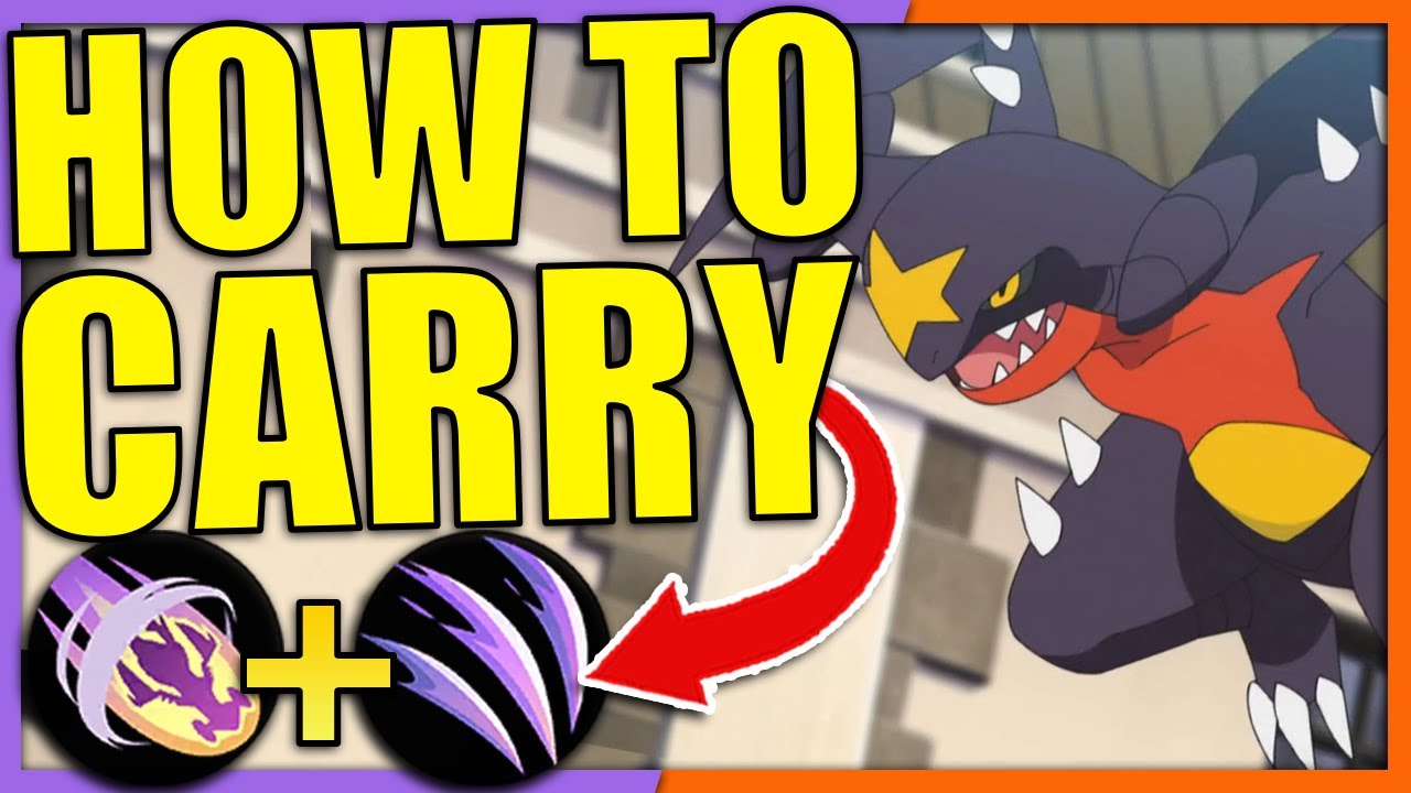 HOW TO CARRY WITH GARCHOMP!! DRAGON MOVES BEST BUILD?? | Pokemon Unite ...