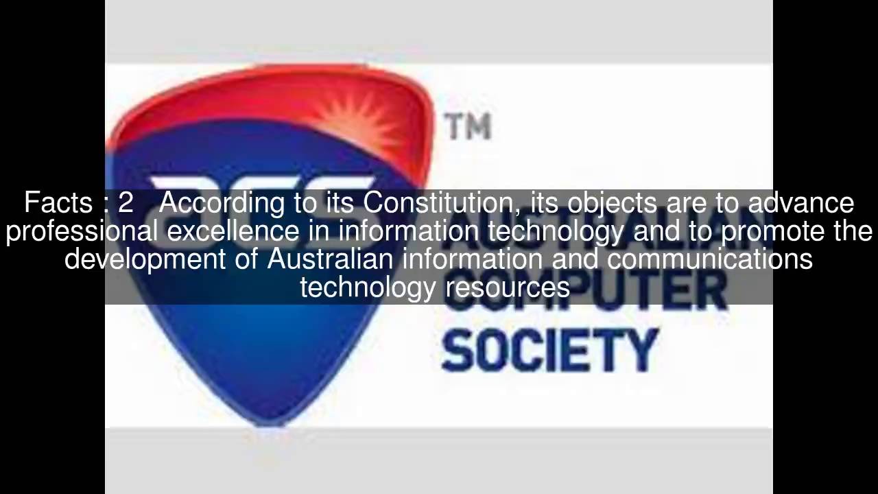Australian Computer Society Top #6 Facts - YouTube