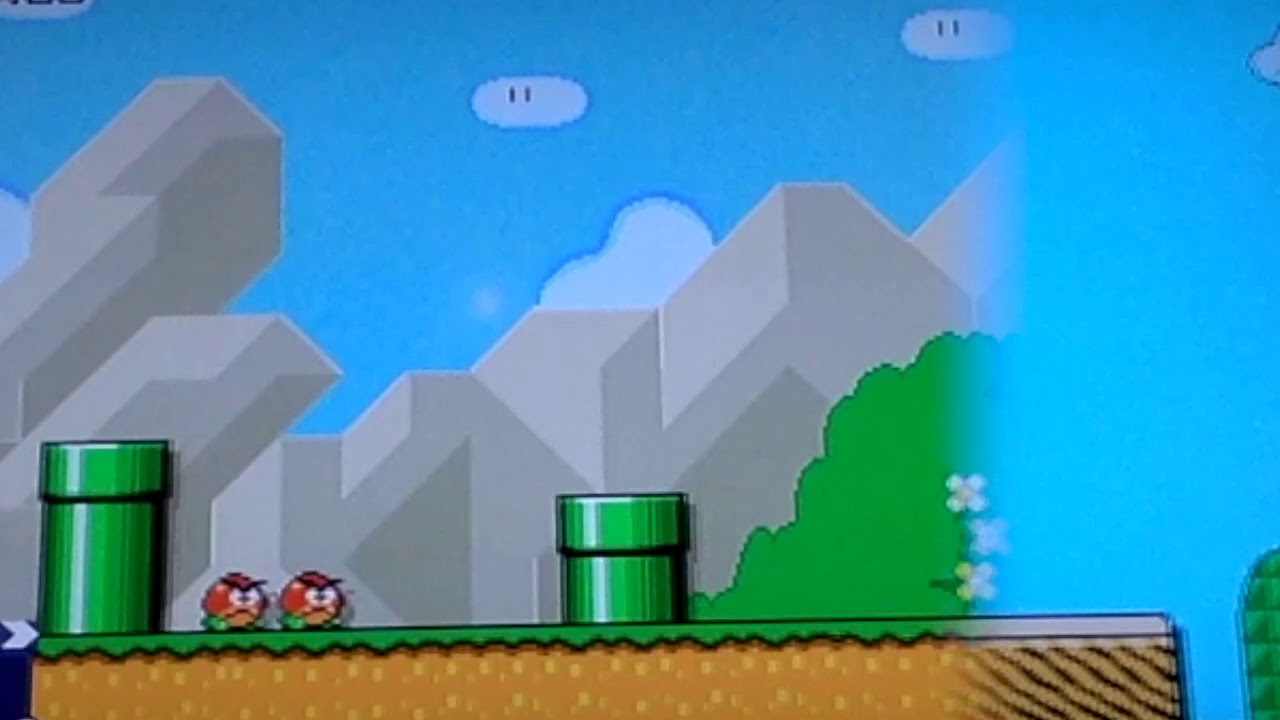 World 1-1 But Every Time Mario Touches the Ground it Switches the Game ...