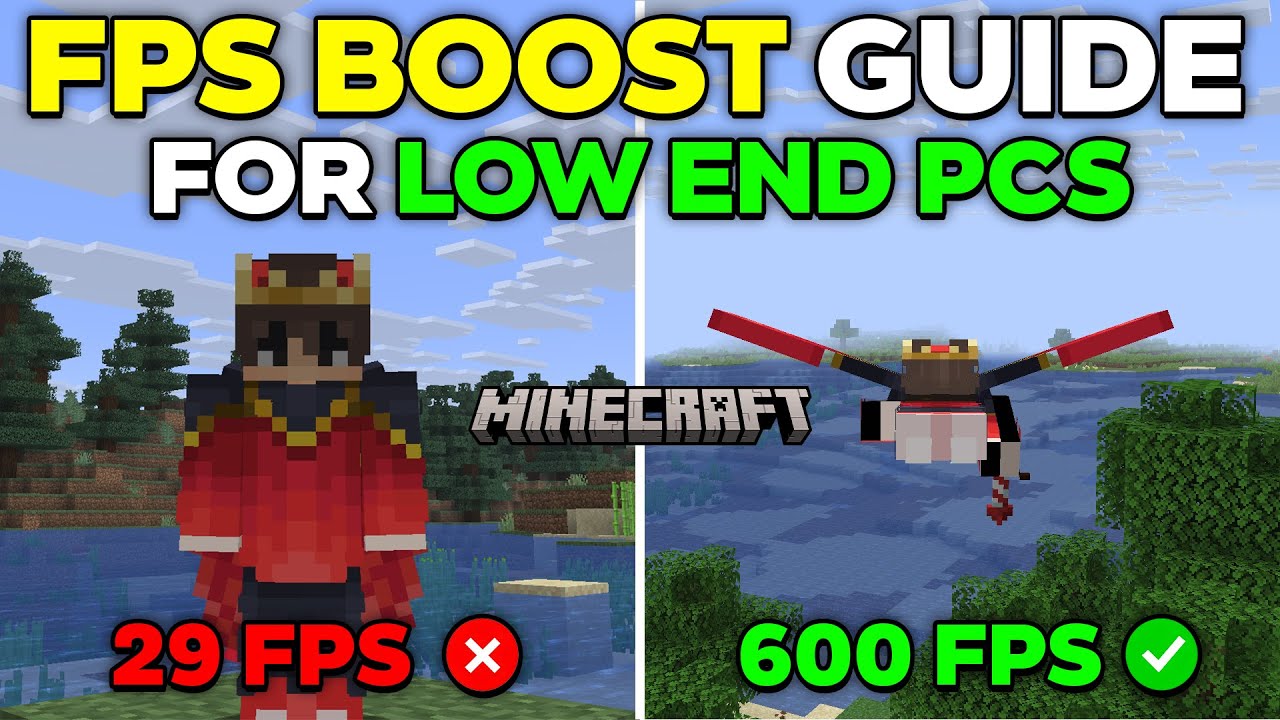 🤯 1000+ FPS! MINECRAFT LAG FIX for LOW END PC (2025 ULTIMATE GUIDE ...
