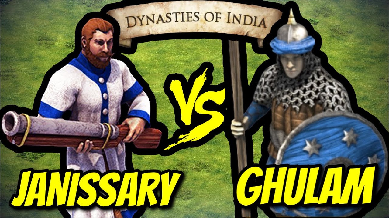 130 ELITE JANISSARIES vs 200 ELITE GHULAM (Total Resources) | AoE II ...