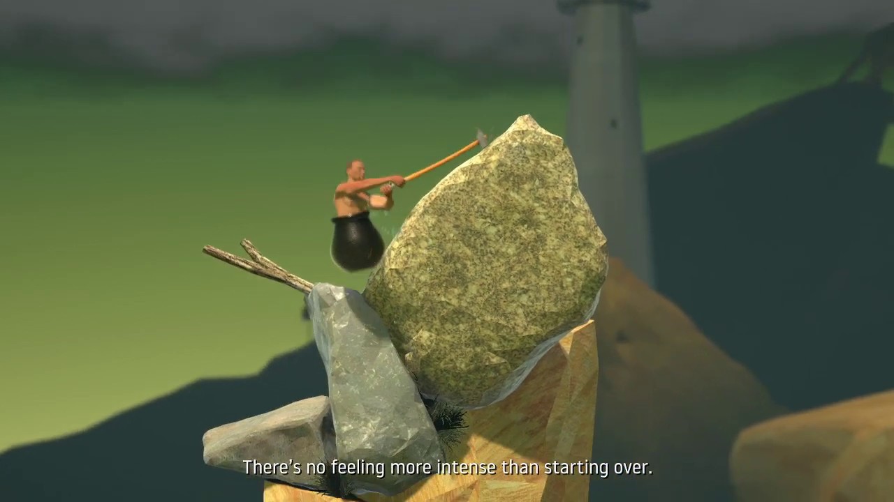 Getting over it, but if i get the slightest bit of anger the video will ...