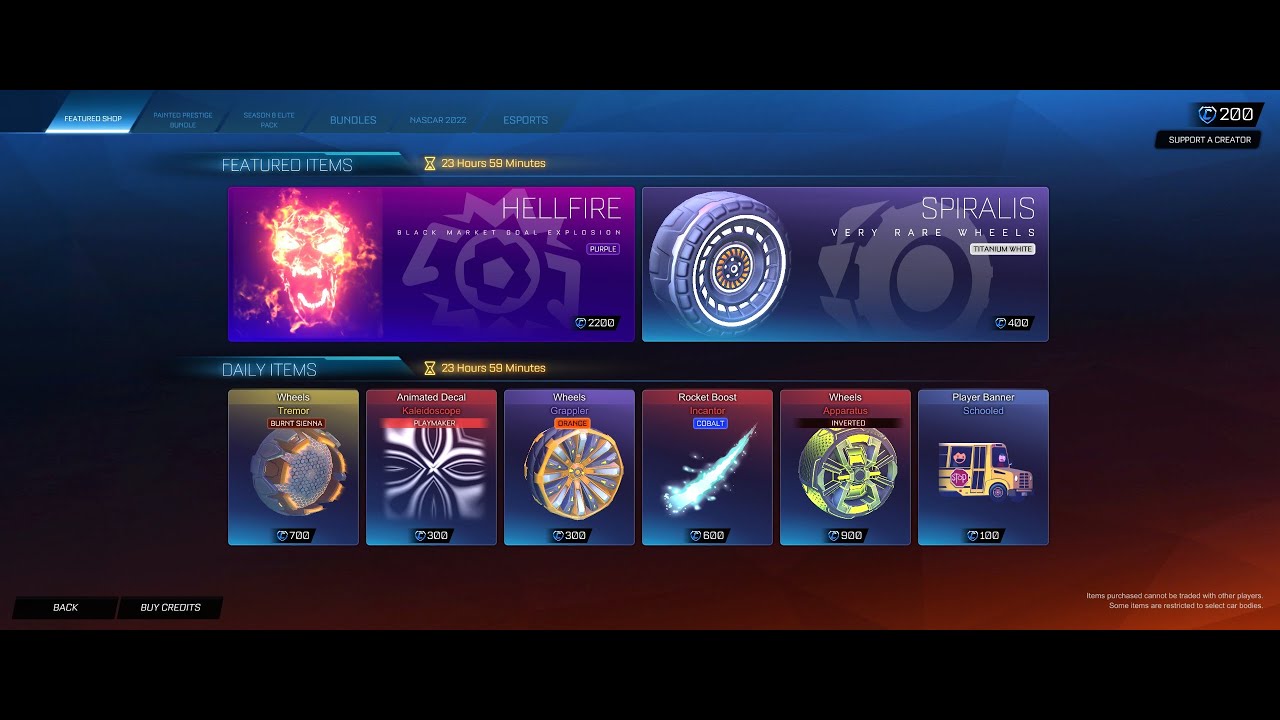 Purple Hellfire, White Spiralis, FG Hot Rocks and more! Rocket League ...