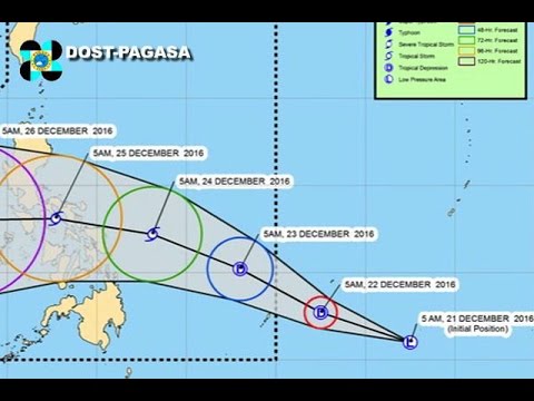 Typhoon 'Nina' possible to enter PAR tonight or tomorrow morning - YouTube