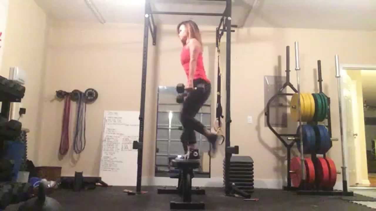 Exercise Demo: Dumbbell Step Ups - YouTube