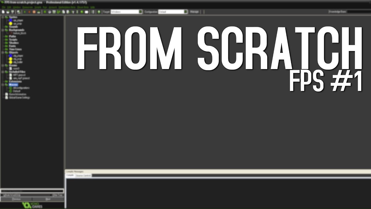 GM:S Tutorial - FROM SCRATCH - First Person Shooter #1 - YouTube