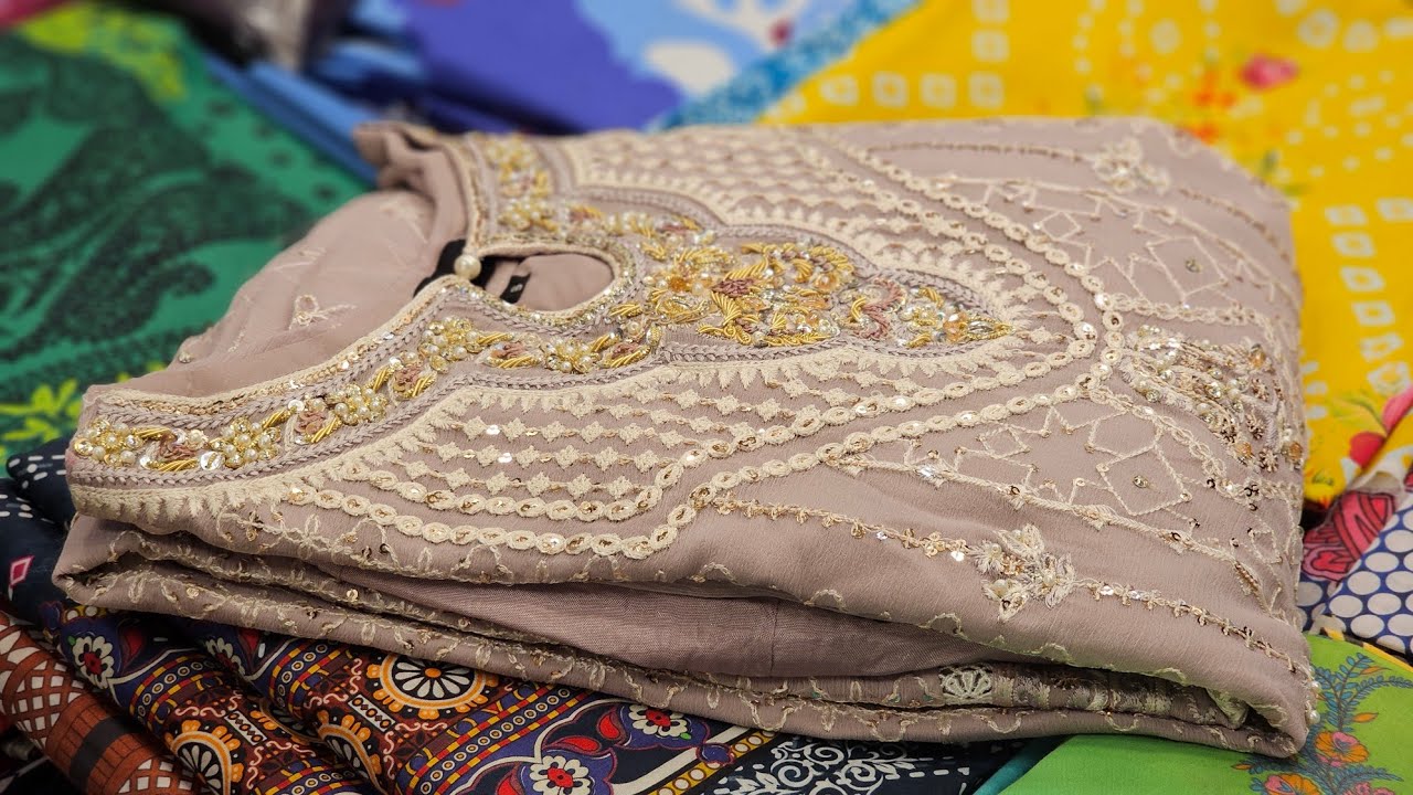 Beautiful Pakistani Eid Collection 2025 & Eid Bazar purnima saree - YouTube