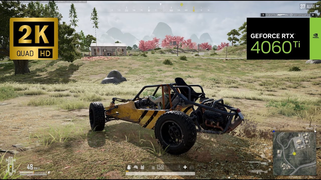 PUBG PC Racing SIM | 2k Ultra settings | 180 fps | RTX 4060Ti 16GB # ...