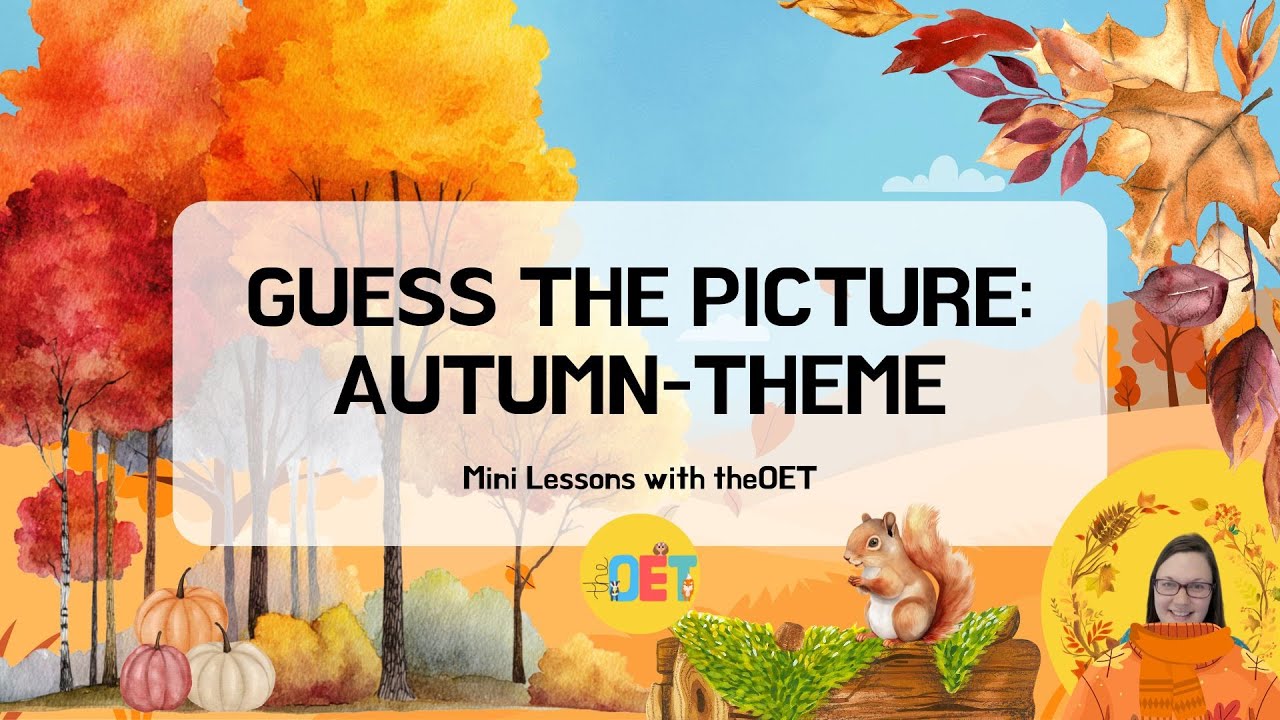 Autumn Vocabulary Game | Autumn Vocabulary ESL | Autumn Vocabulary ...