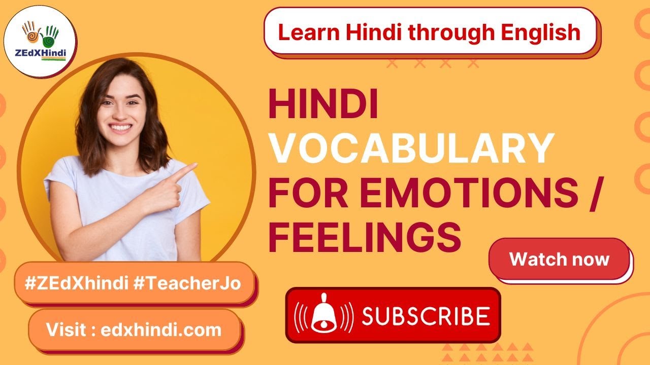 In this video, you will learn : Vocabulary for Emotions / Feelings in ...