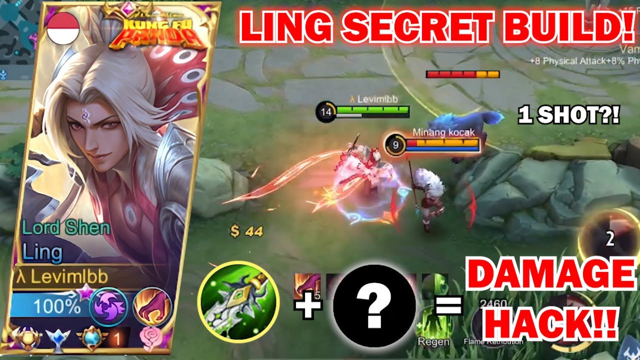 NEW LING SECRET BUILD FOR ONE SHOT ENEMIES?! | TUTORIAL LING BEST BUILD ...