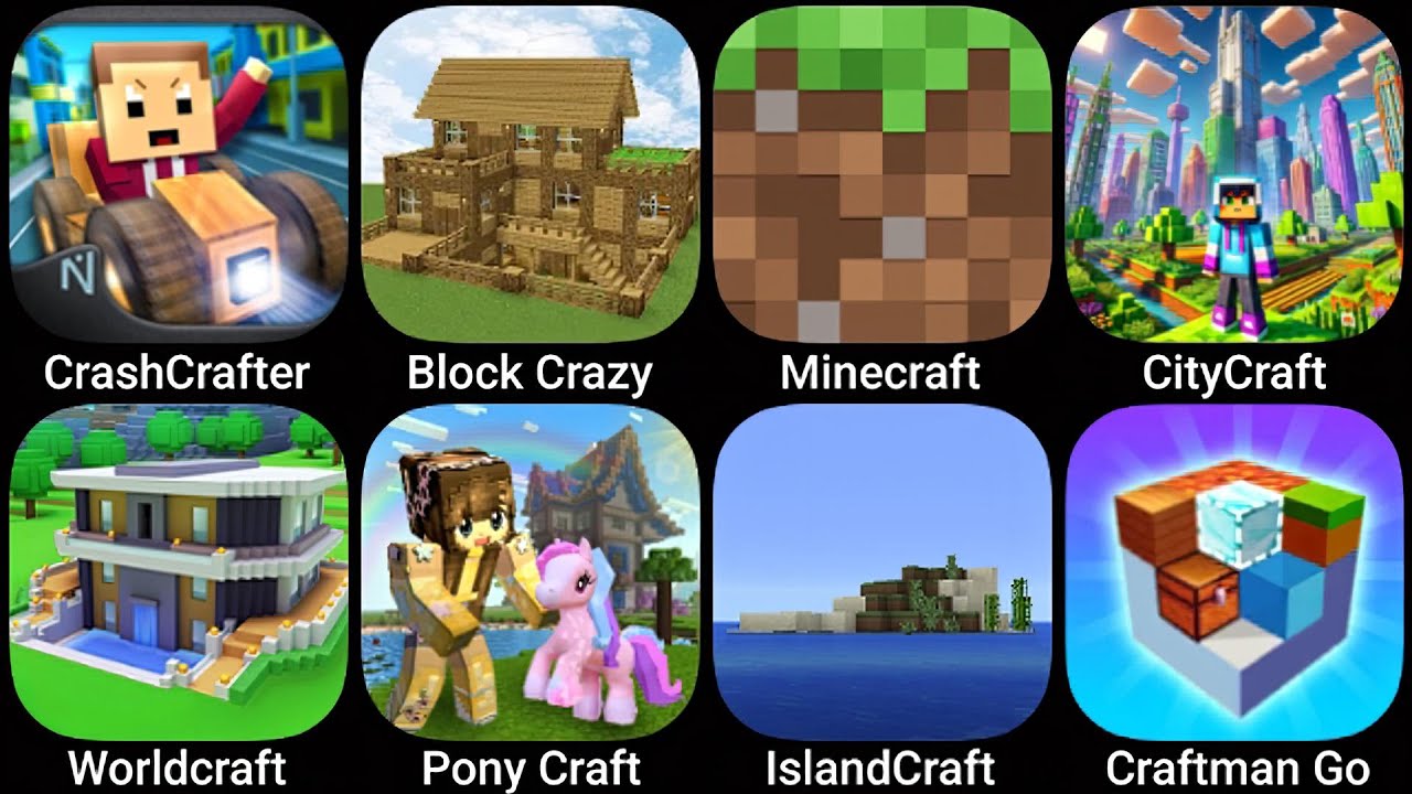 ChaseCrafter,Block Crazy,Minecraft,City Craft,Worldcraft,Pony Craft ...