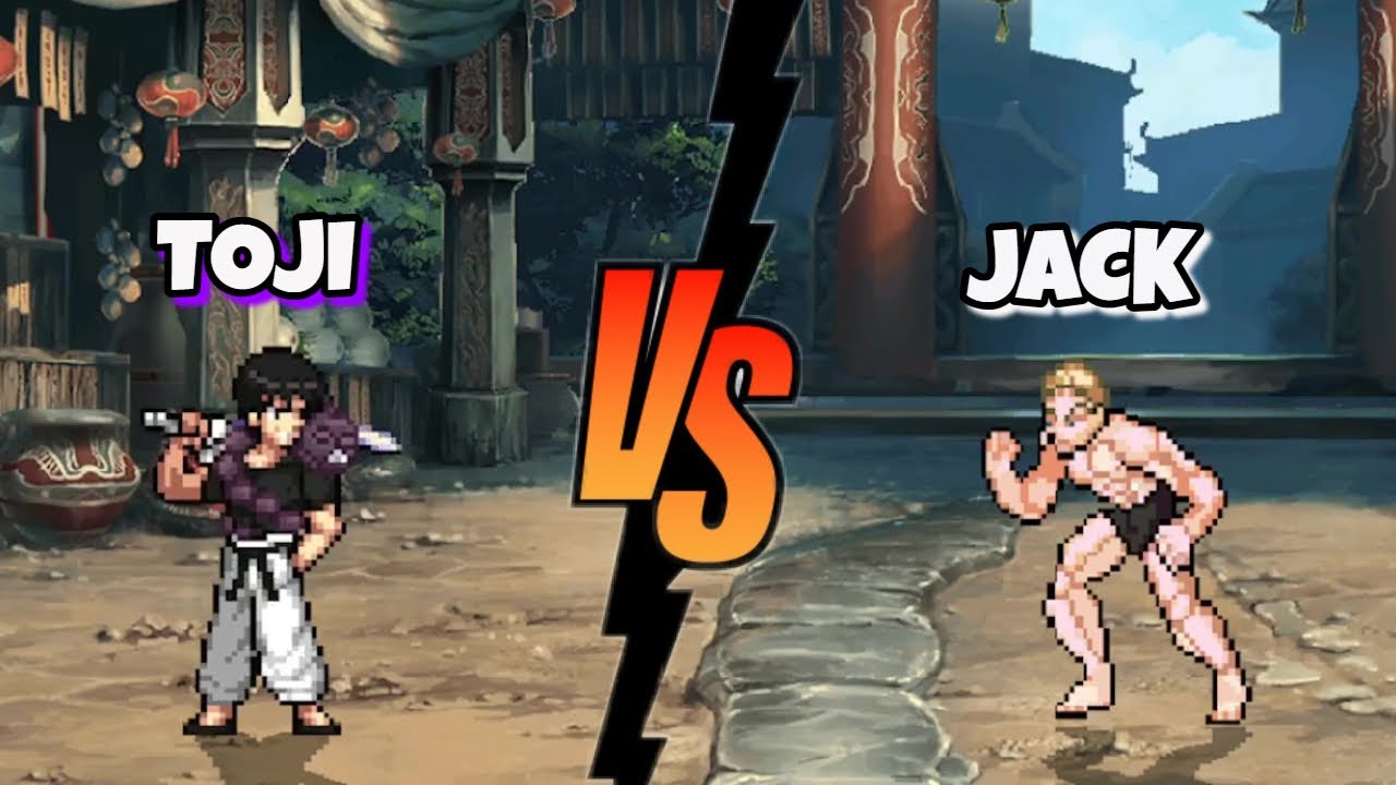 Jack Hanma Vs Toji baki x jujutsu kaisen fights / mugen - YouTube