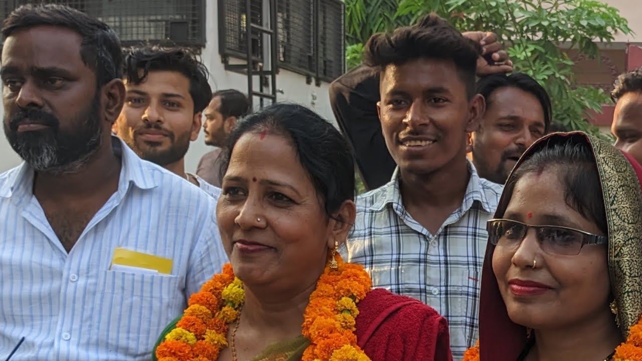 anjani patel ward 57 Parshad election winning celebration - YouTube