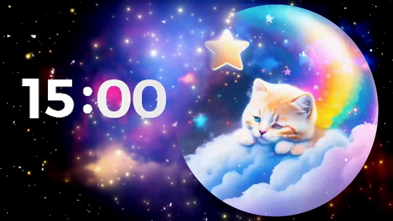 15 Minute Timer Alarm⏳ + Relaxing Music & Gentle Alarm🎵 For Work, Study ...