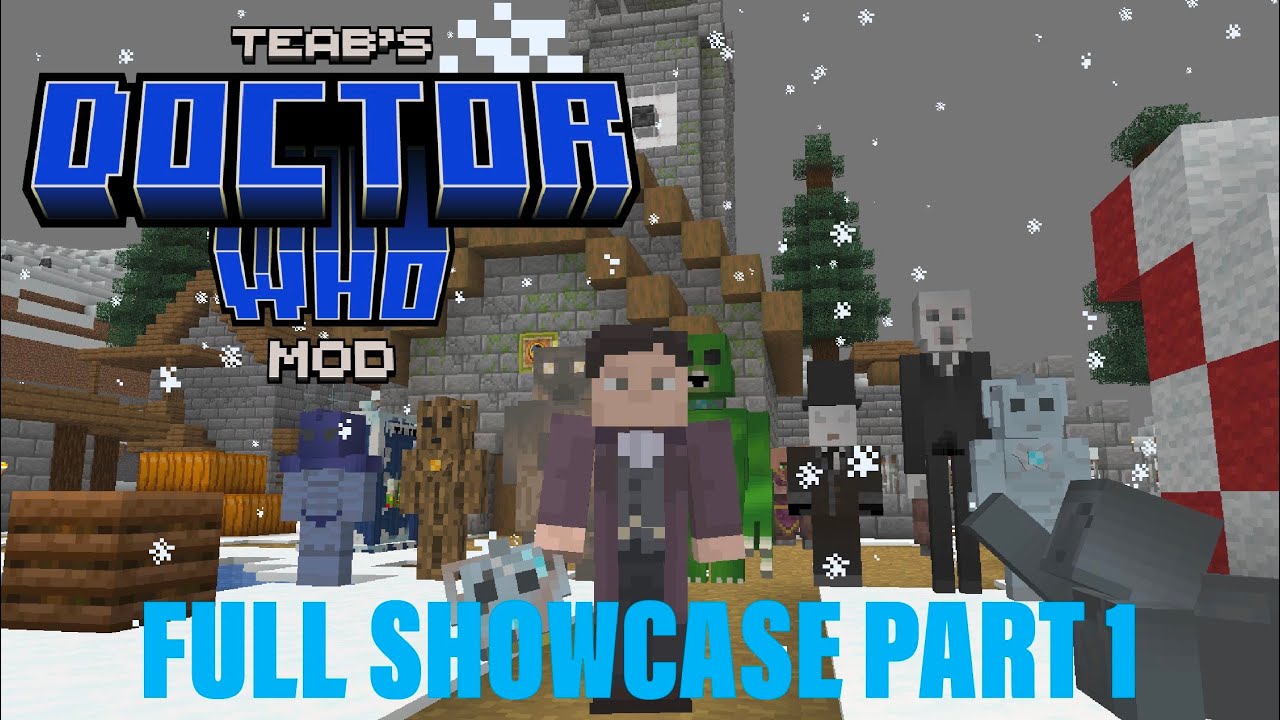 Teab’s Doctor Who Mod: Full Showcase Part 1 (Mobs, Items, and Blocks ...