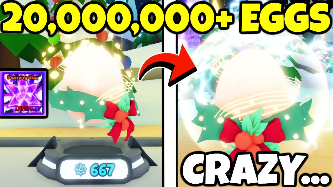 I Hatched 20,000,000+ CHRISTMAS EGGS and got SO MANY SECRETS... (Bubble ...
