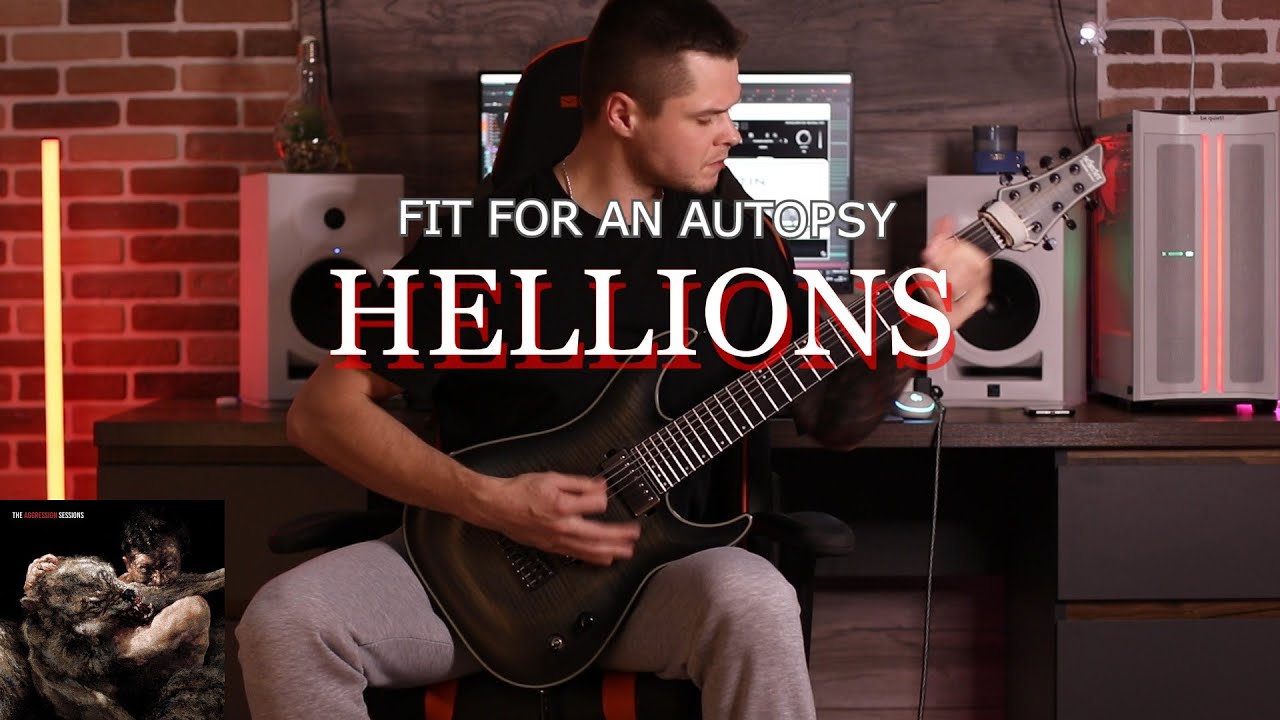 FIT FOR AN AUTOPSY -Hellions (Guitar / Instrumental Cover)+Tabs - YouTube