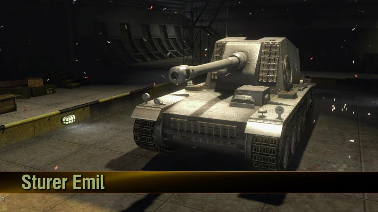 WOT Xbox 360 || Buying & Equipping the Sturer Emil (Pz. Sfl. V) Tank ...