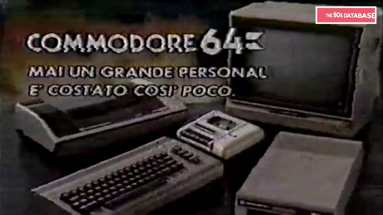 SPOT COMMODORE 64 1984 THE 80s DATABASE - YouTube