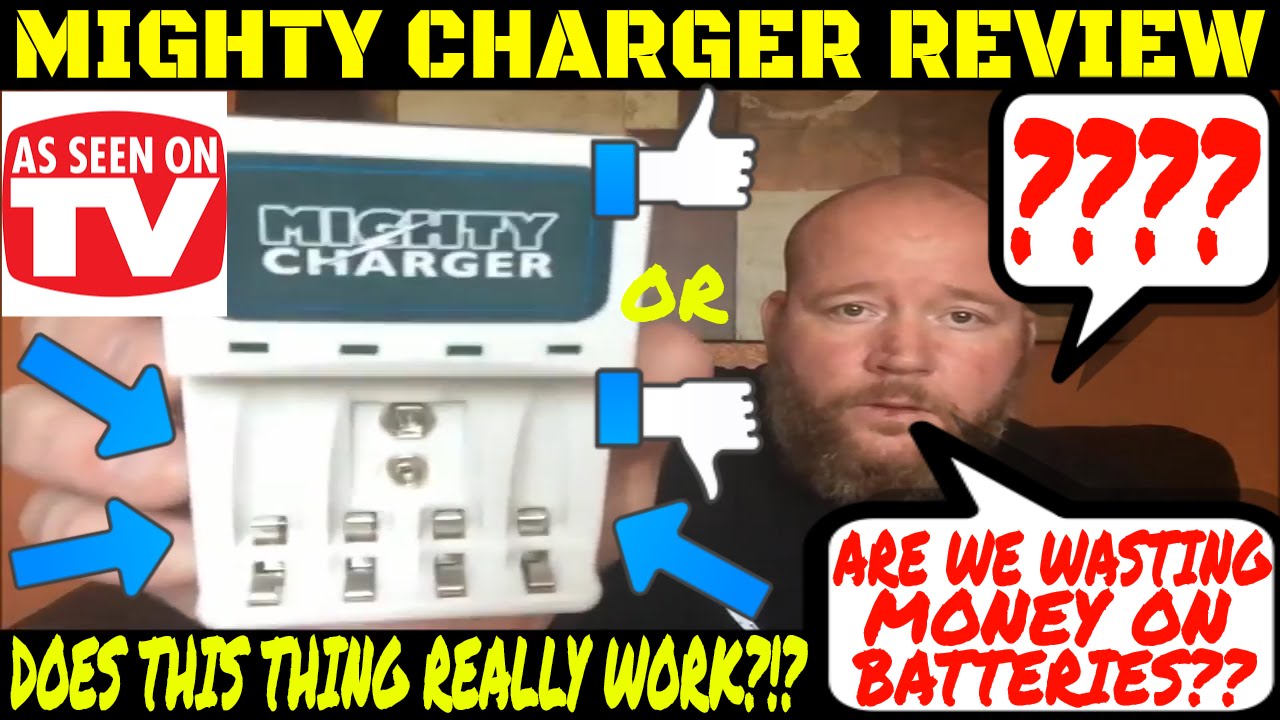 STOP WASTING MONEY ON BATTERIES?! Mighty Charger Review *AS SEEN ON TV ...