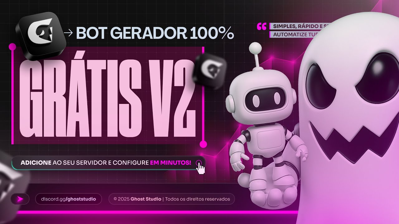 🚀 O MELHOR BOT DE NITRO GRÁTIS DO DISCORD! - Ghost Gerador Gratis V2 ...