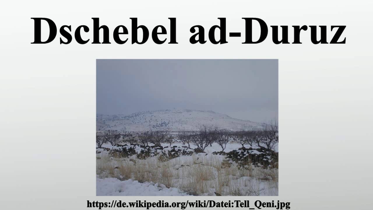 Dschebel ad-Duruz - YouTube