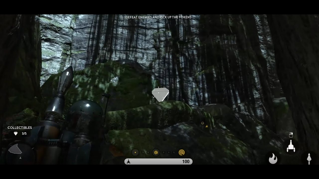 Star Wars Battlefront: Hero Battle on Endor: Collect all 5 collectibles ...