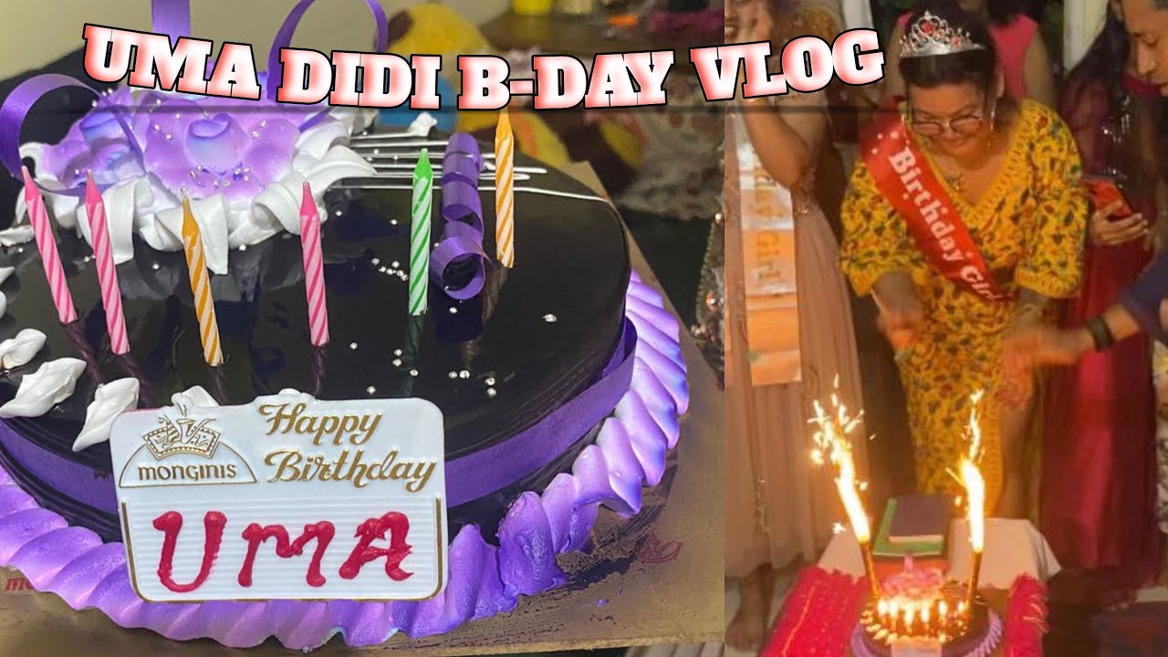 Uma didi birthday party attend//full enjoy// #viralvideo #vlog ...