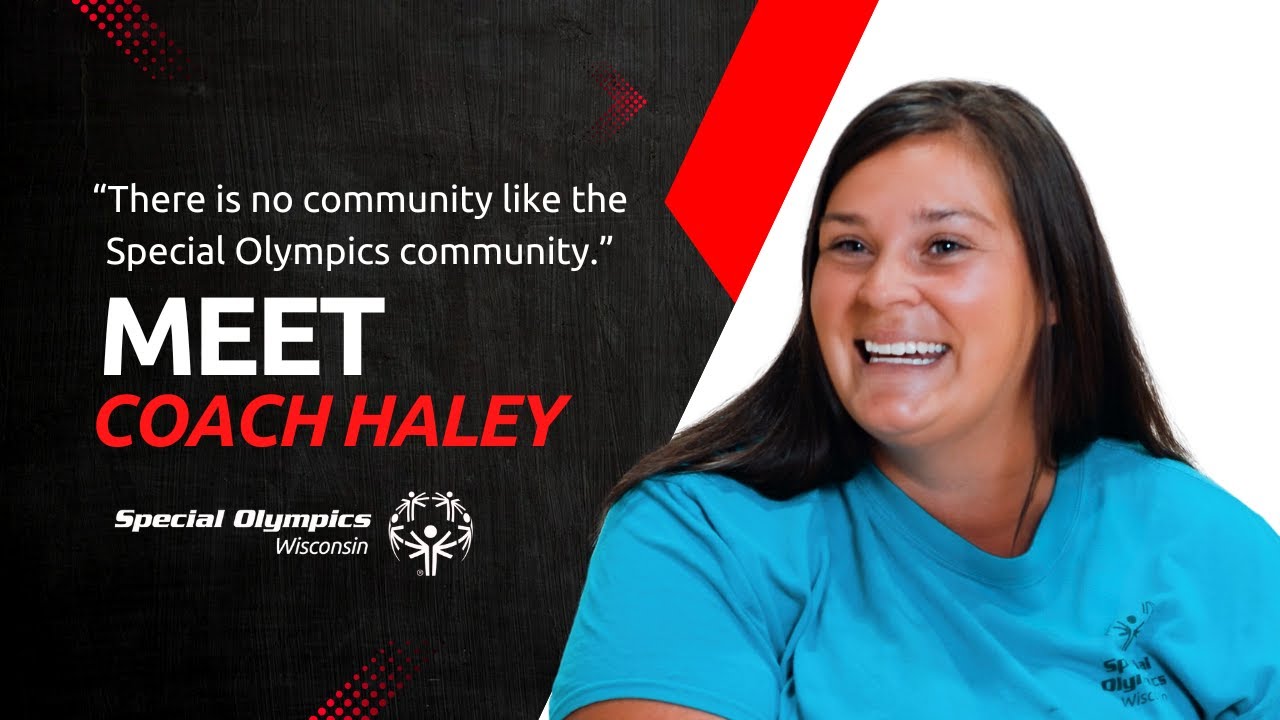 Coach Haley's Positive Experience With Special Olympics Wisconsin - YouTube