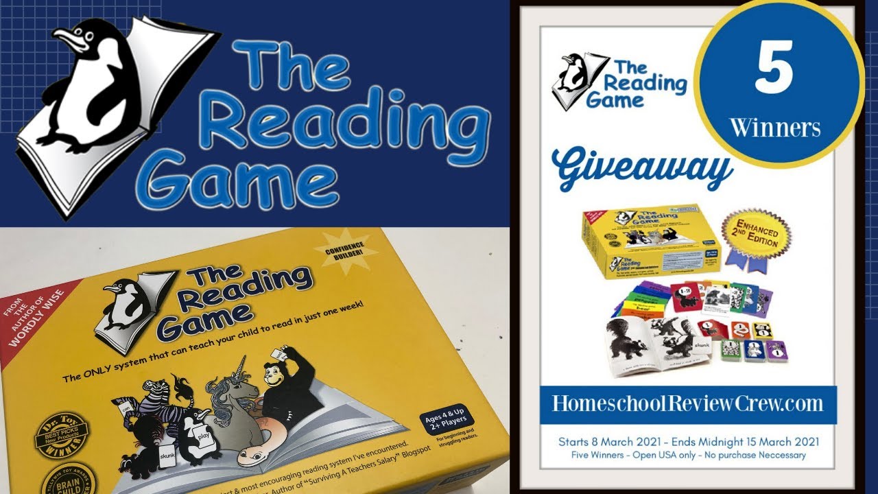 The Reading Game, 2nd Edition Review ~ Gameschooling Fun! - YouTube