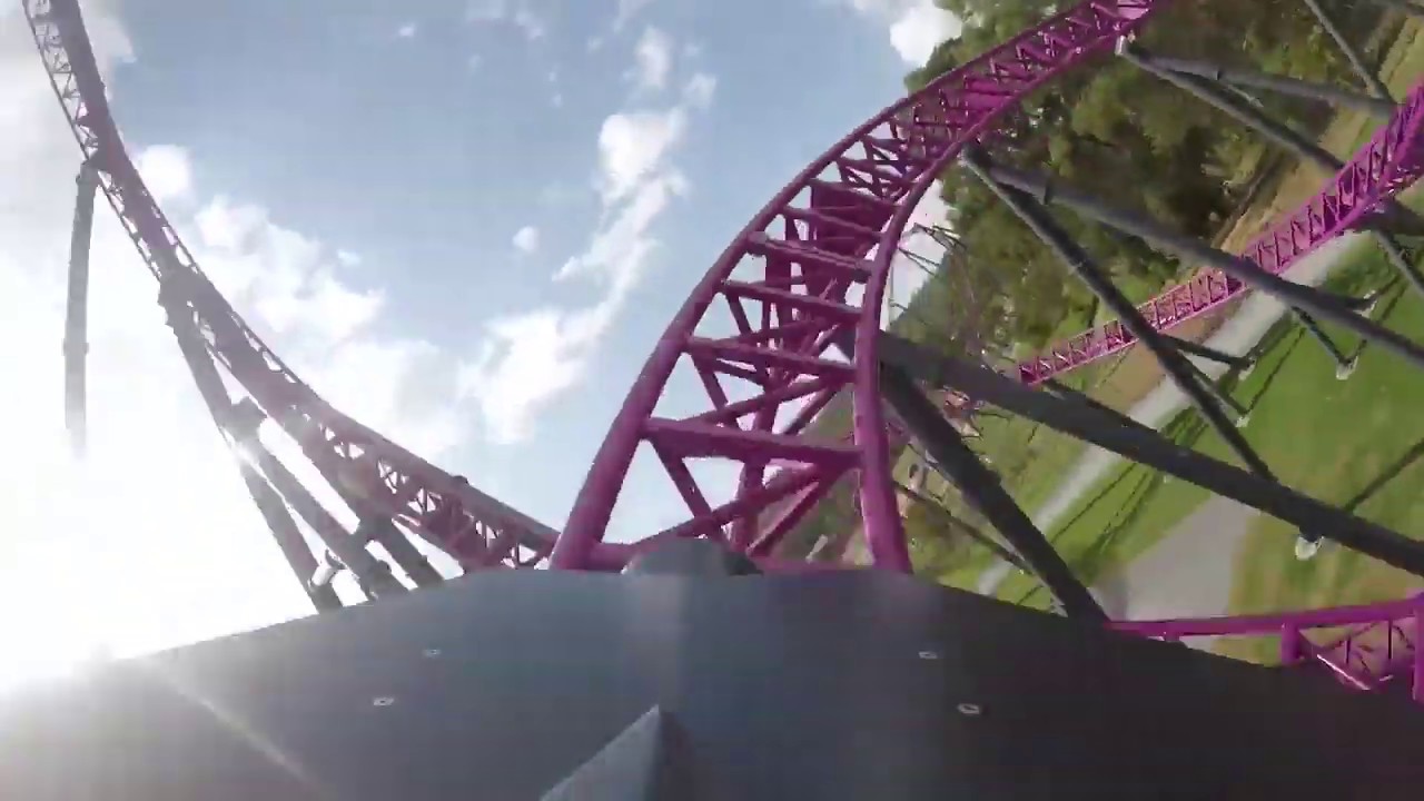 Dc Rivals Hypercoaster 4K (POV) - YouTube