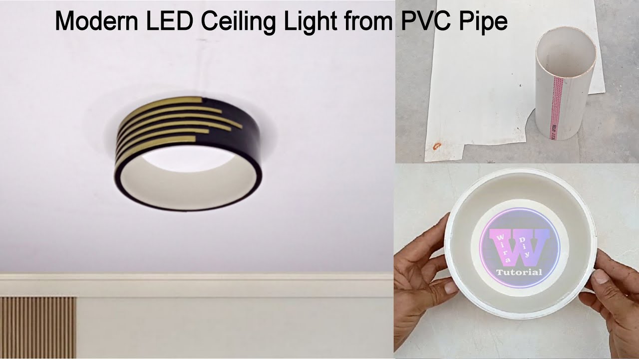 DIY Modern Simple LED Ceiling Light | Decorative ceiling lights from ...