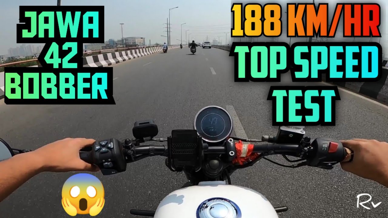Jawa 42 Bobber 😍 Top Speed Highway Test 🤯😱 188 km/hr ki Top speed 😱😱🤯 ...
