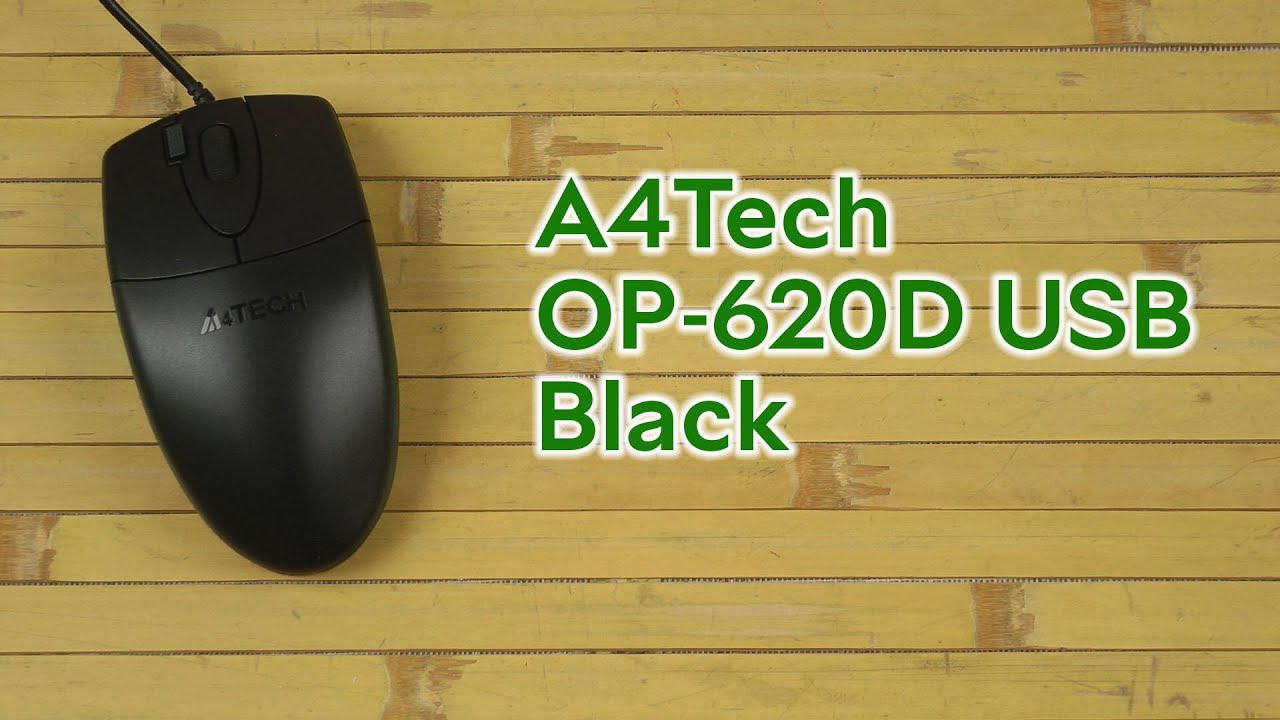 Розпаковка A4Tech OP-620D USB Black - YouTube